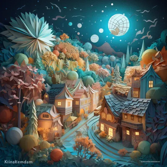 Advanced Kirigami Dimensions Midjourney Prompt | PromptBase