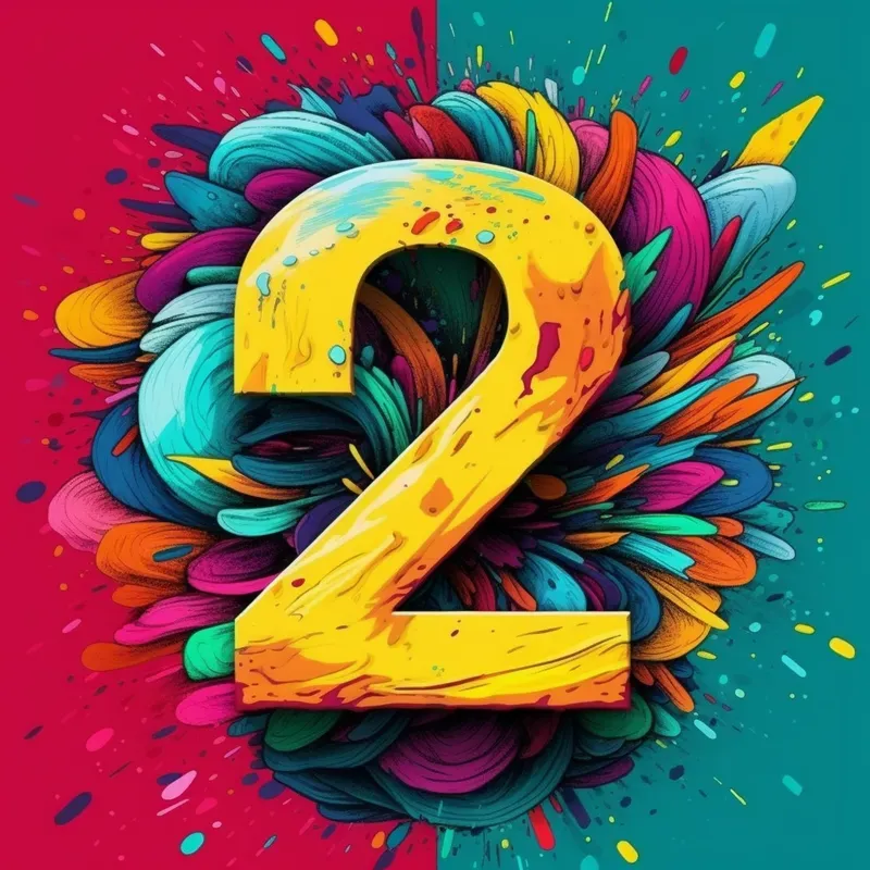 Numbers Illustrations For Advertisements Midjourney Prompt | PromptBase