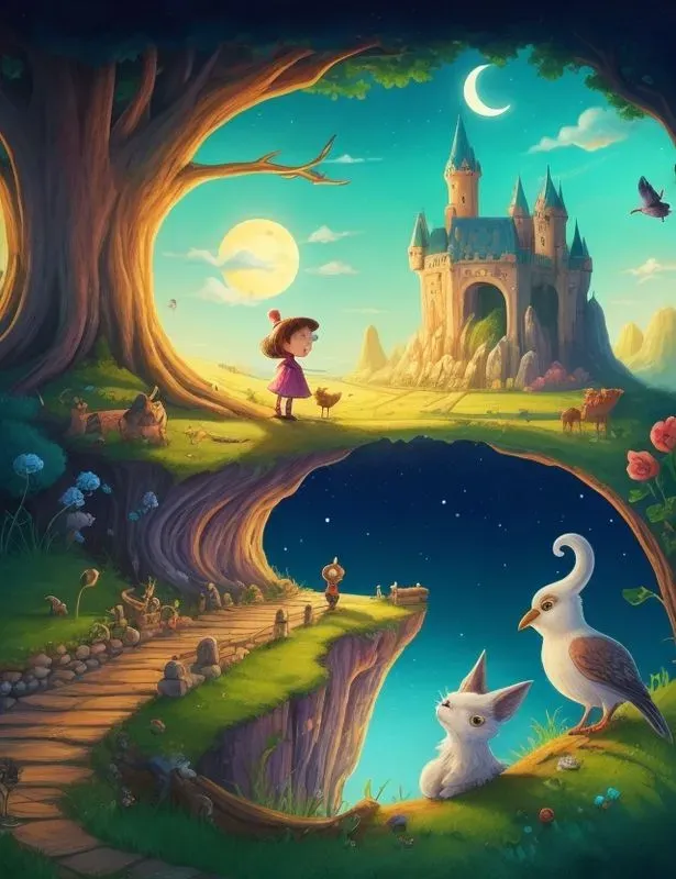 Whimsical Childrens Book Scenes Leonardo Ai Prompt | PromptBase