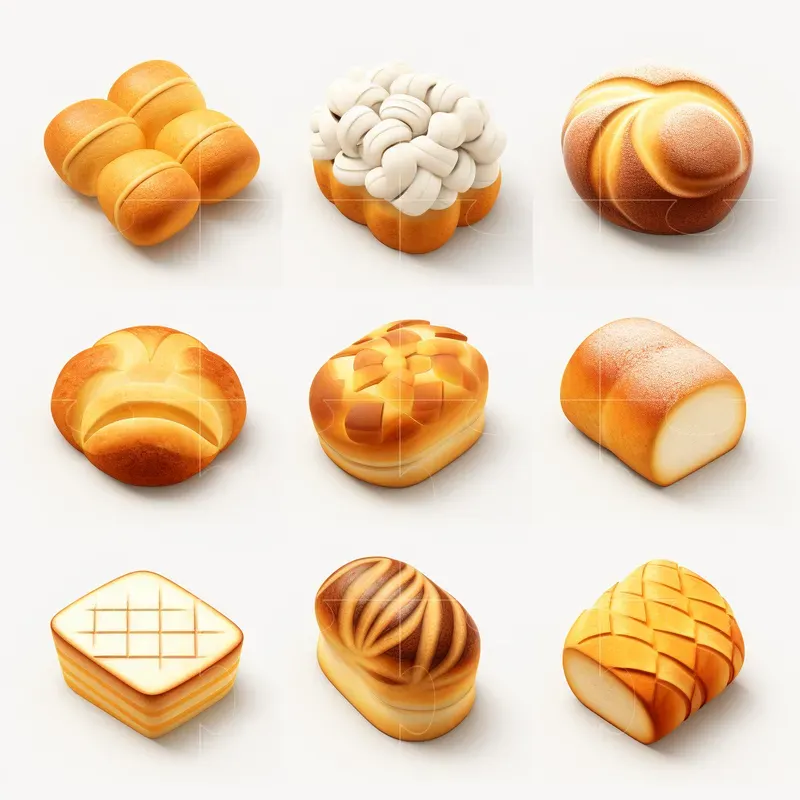 Niji Cute Style 3D Icon Sets Midjourney Prompt | PromptBase
