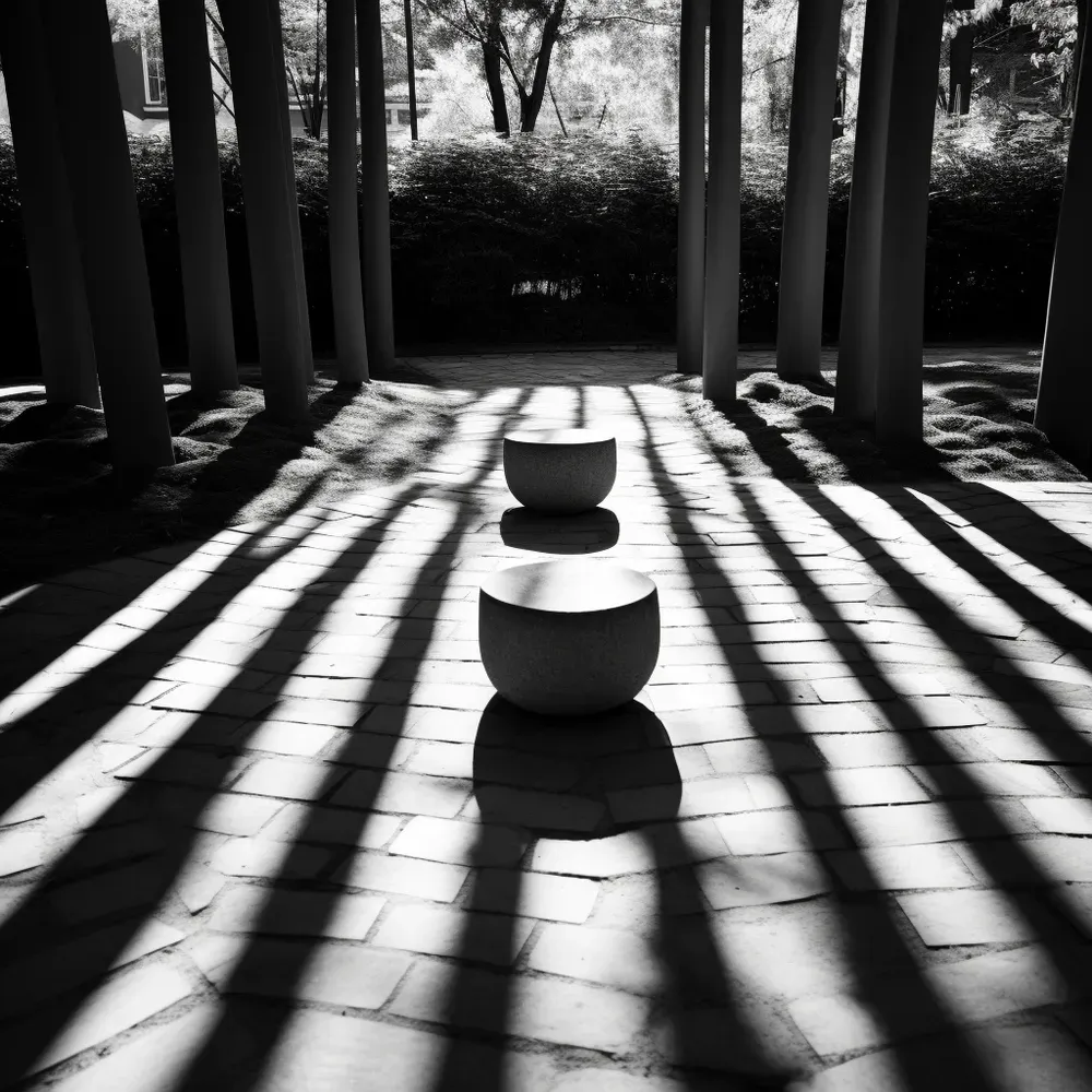 Black And White Shadow Photographs Midjourney Prompt | PromptBase