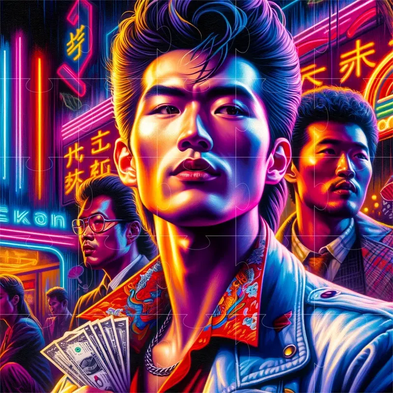 Asian 80s Gangs DALL·E Prompt | PromptBase