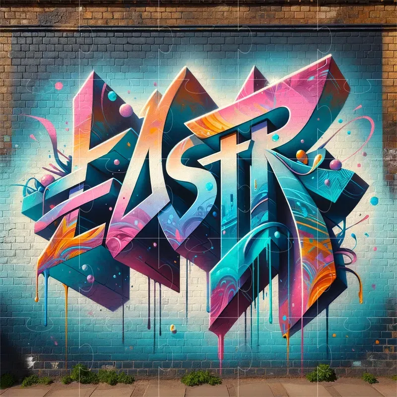 Graffiti Wall Style DALL·E Prompt | PromptBase