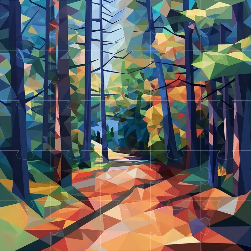 Low Poly 2D Art Creations Midjourney Prompt | PromptBase