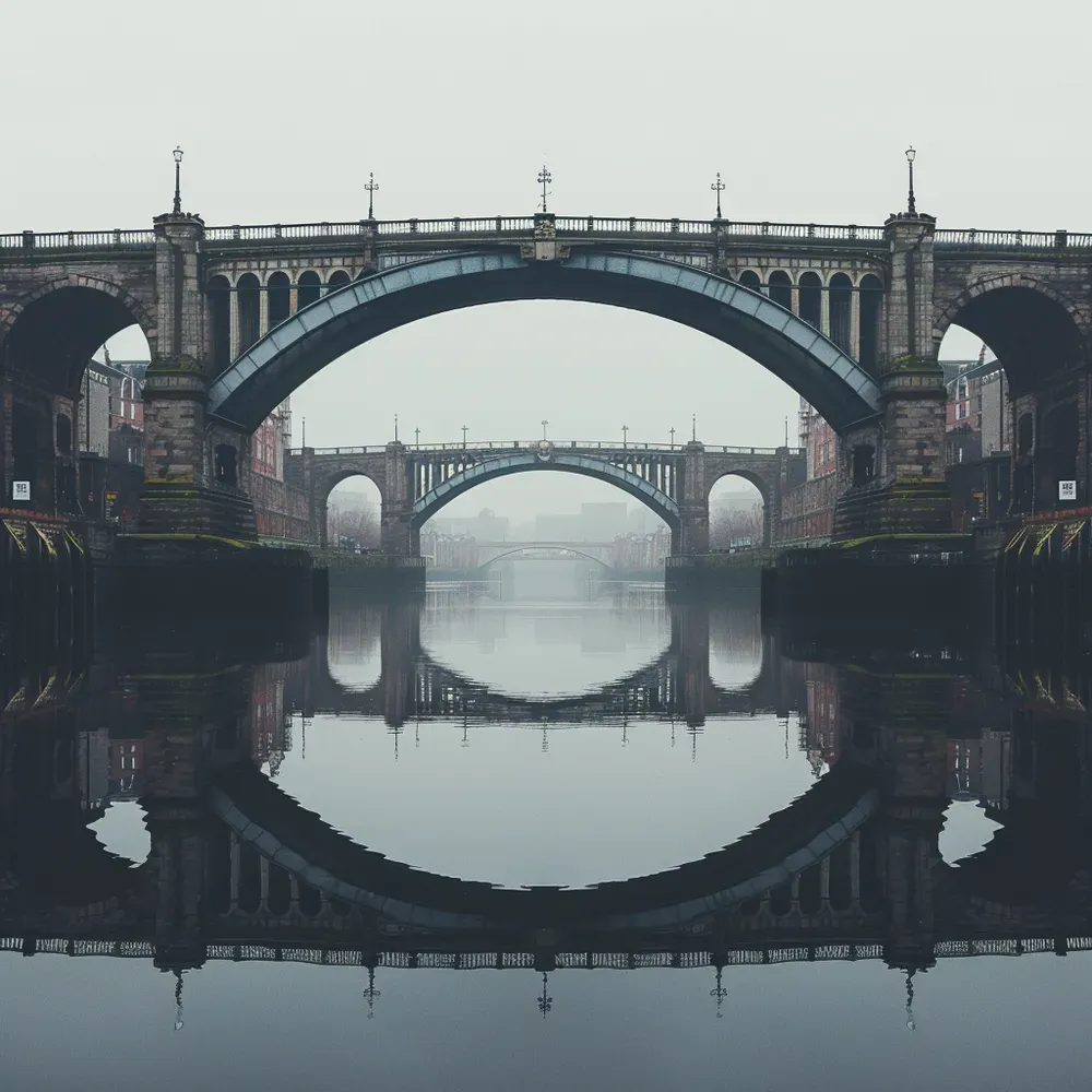 Symmetrical Urban Aesthetics Midjourney Prompt | PromptBase