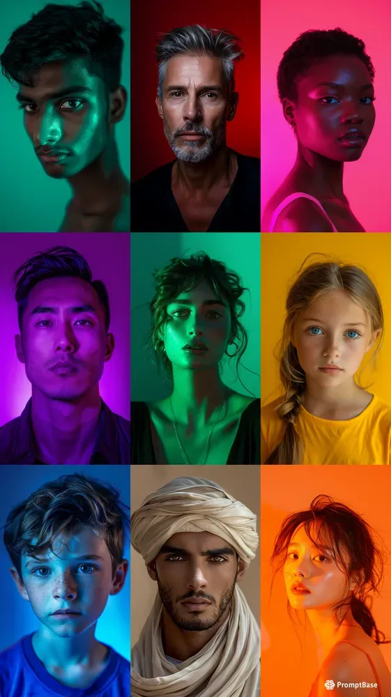 Chroma Profiles Midjourney Prompt | PromptBase