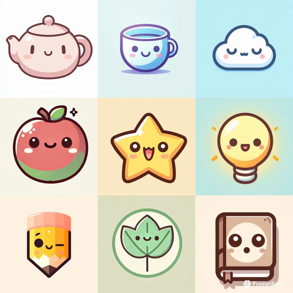 Minimalistic Object Brand Logos DALL·E Prompt | PromptBase