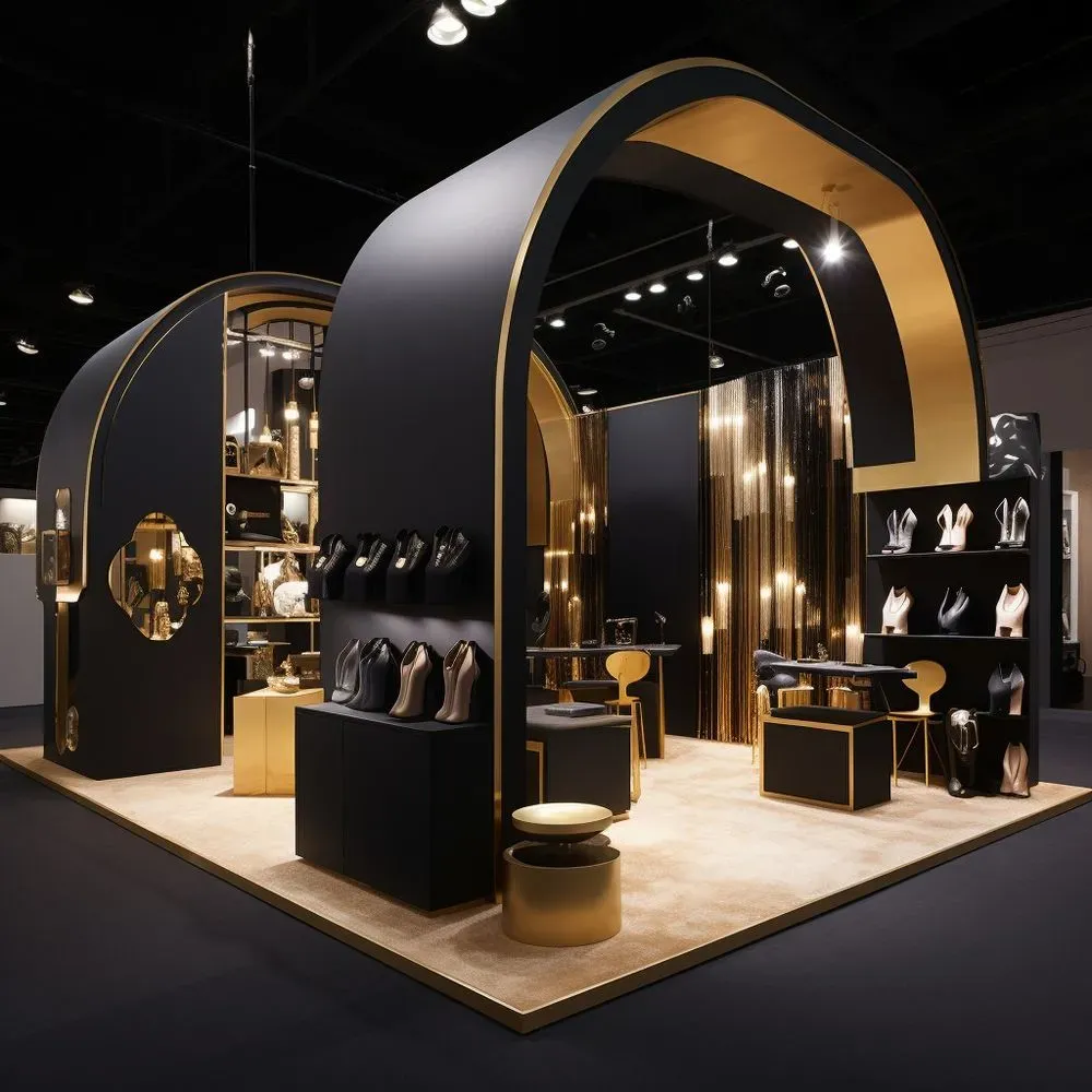 Exhibition Display Booth Designs Midjourney Prompt | PromptBase