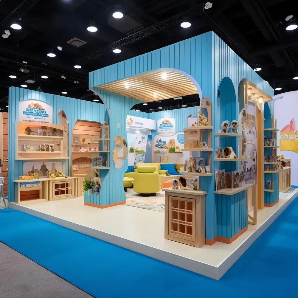 Exhibition Display Booth Designs Midjourney Prompt | PromptBase