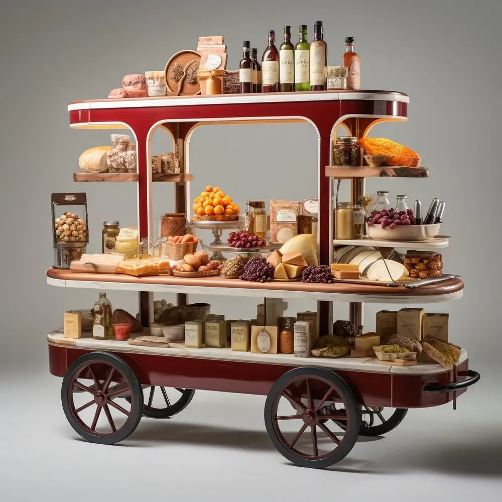 Stall Cart Designs Midjourney Prompt | PromptBase