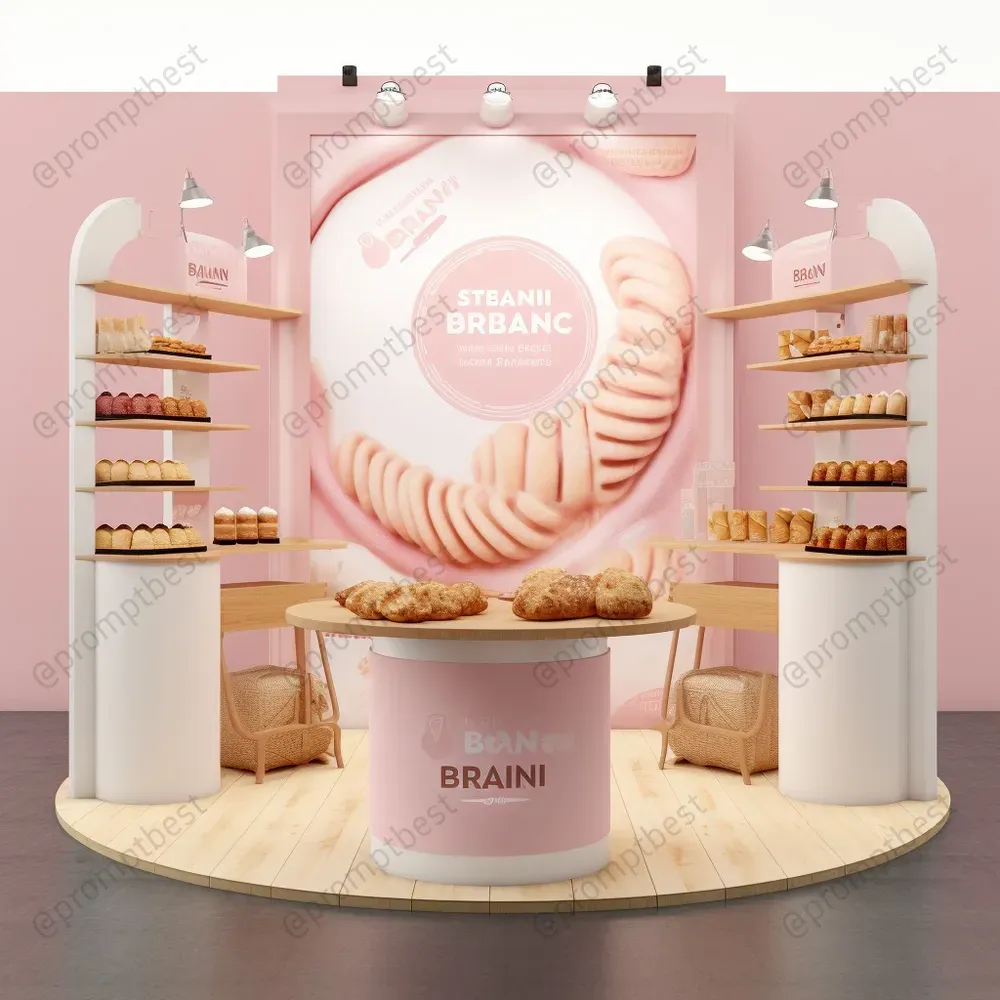 Trade Show Small Display Booth Designs Midjourney Prompt | PromptBase