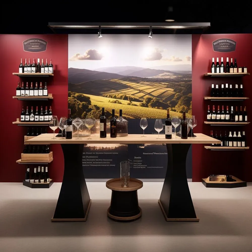 Trade Show Small Display Booth Designs Midjourney Prompt | PromptBase