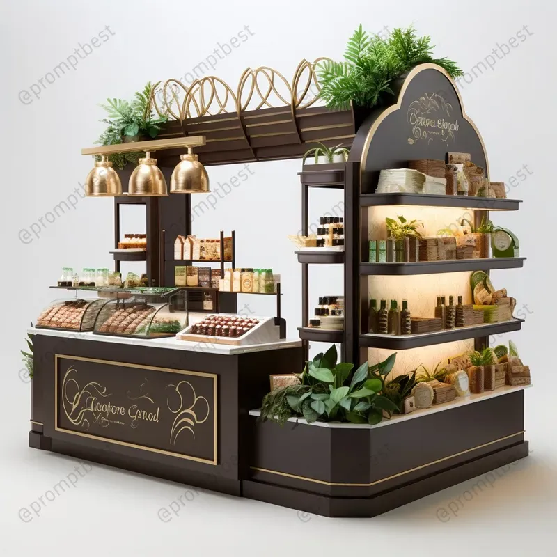 Small Food Shop Designs Midjourney Prompt | PromptBase