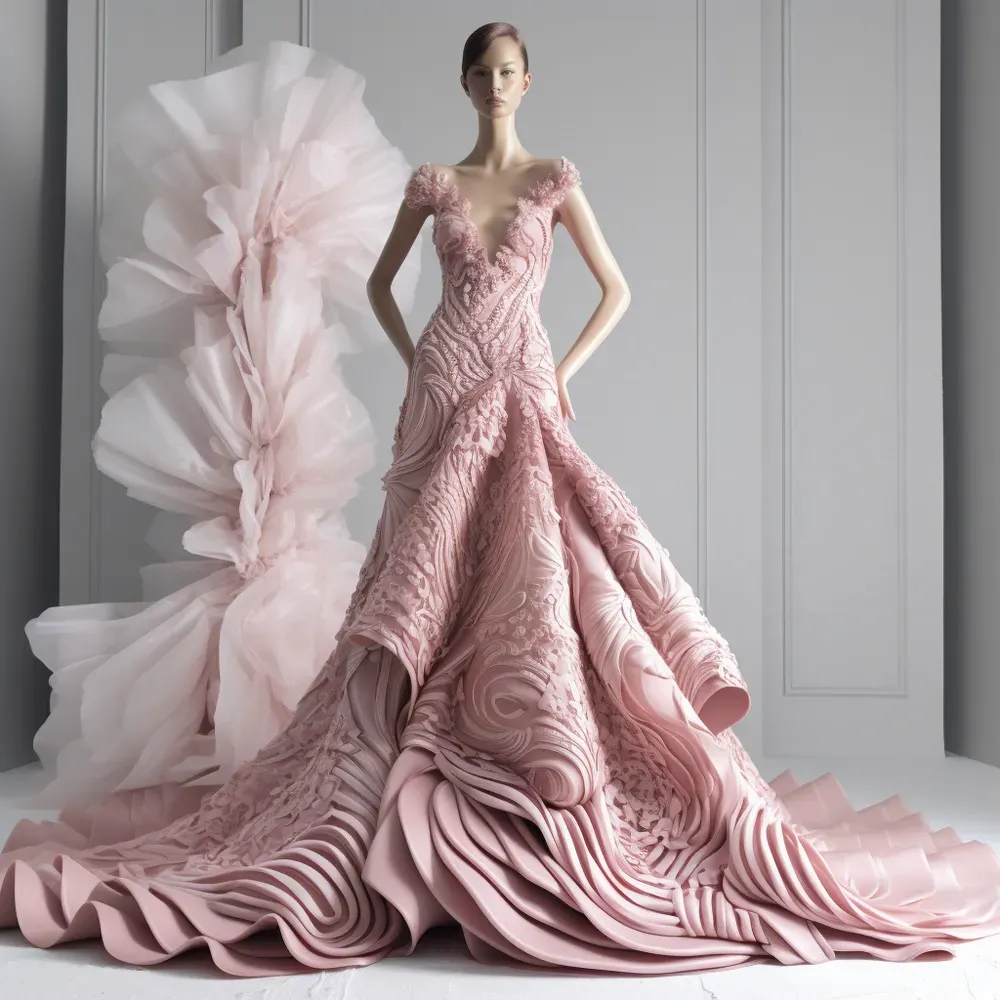 Design Your Dream Bridal Dresses Midjourney Prompt | PromptBase