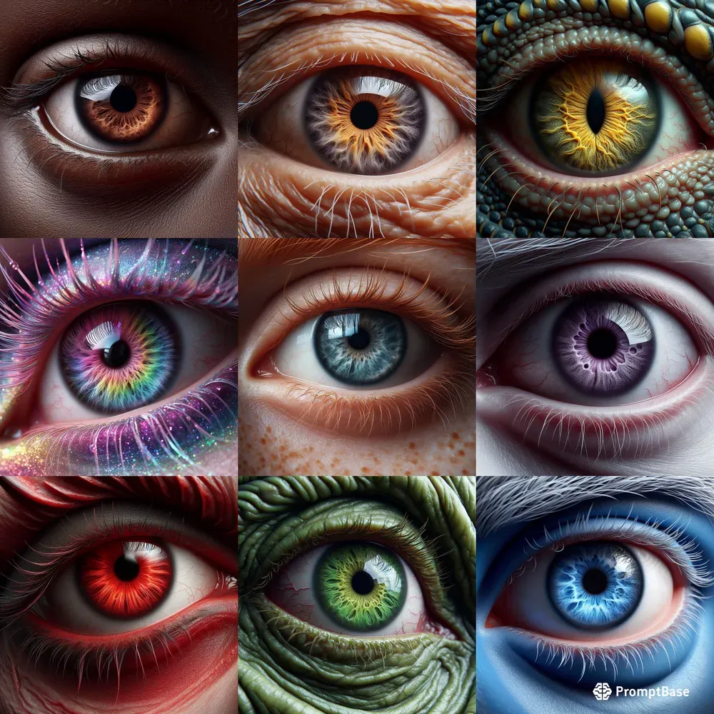 Real Eye HD Zooms DALL·E Prompt | PromptBase