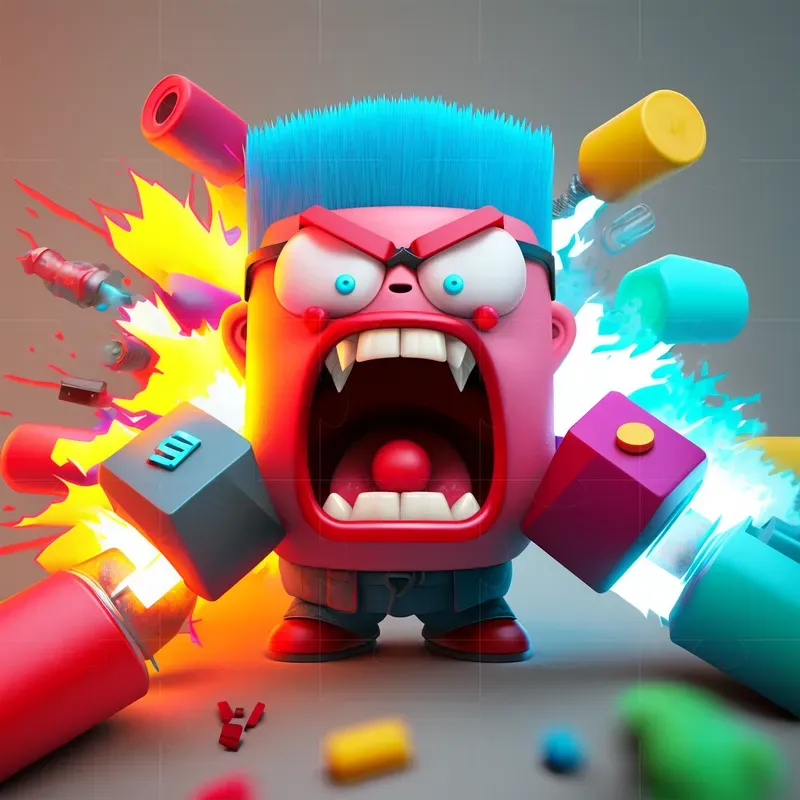 The Wacky Worlds Of Cartoon Characters Midjourney Prompt | PromptBase