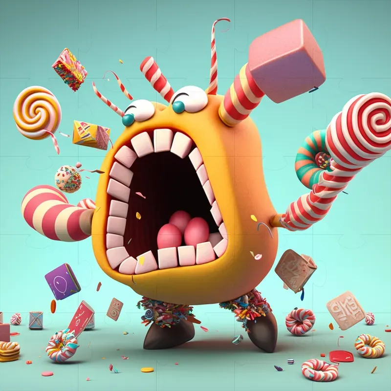 The Wacky Worlds Of Cartoon Characters Midjourney Prompt | PromptBase