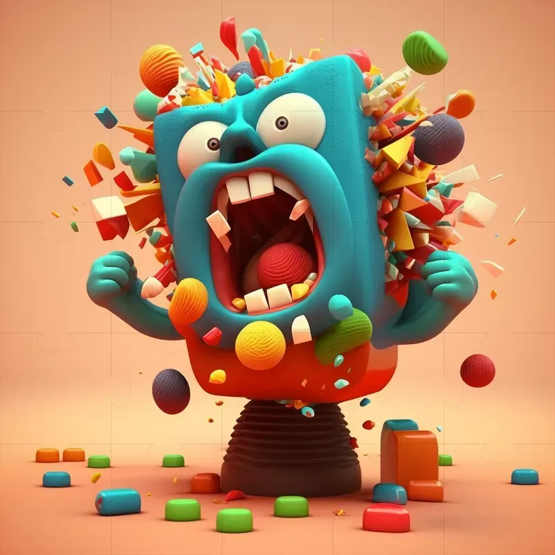 The Wacky Worlds Of Cartoon Characters Midjourney Prompt | PromptBase