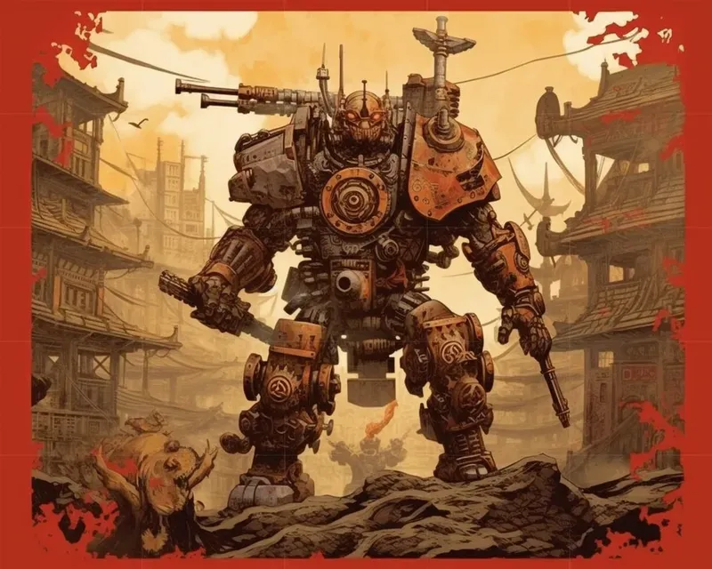 Steampunk Beast Posters Midjourney Prompt | PromptBase