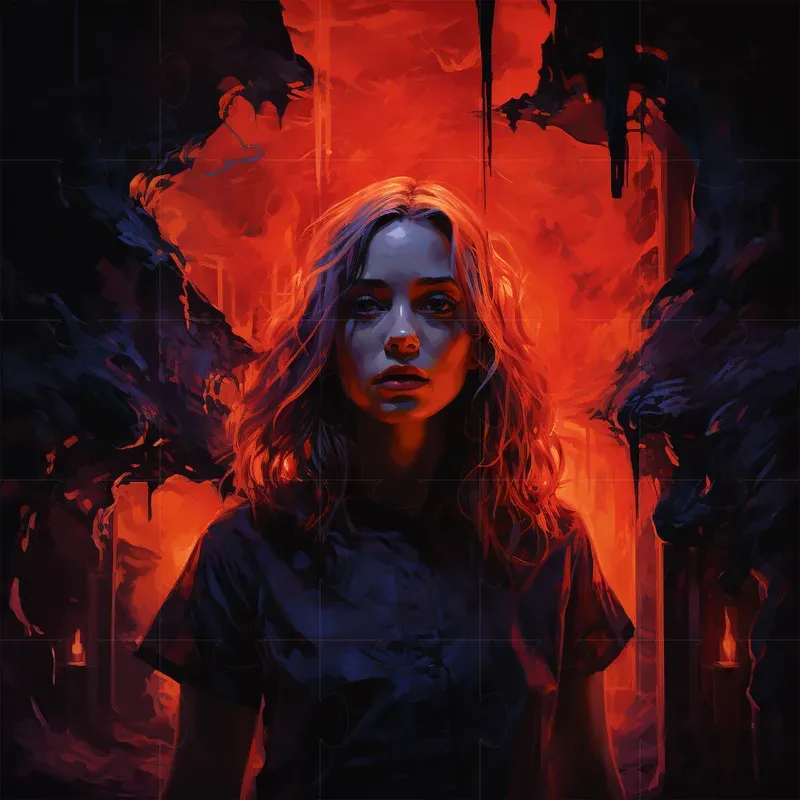 Horror Portraits Illustrations Midjourney Prompt | PromptBase