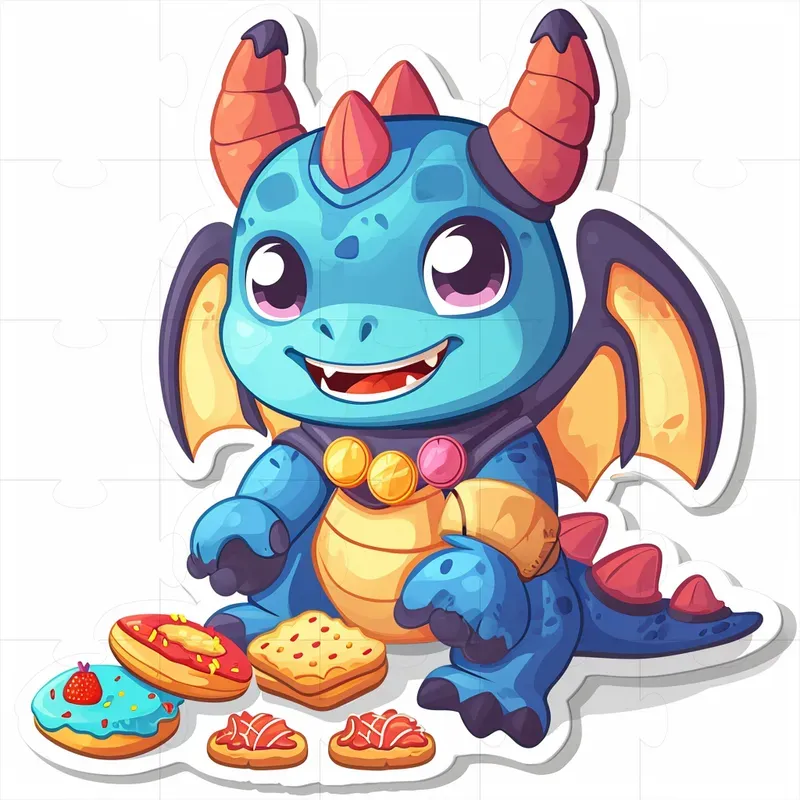 Cool 2D Stickers Midjourney Prompt | PromptBase