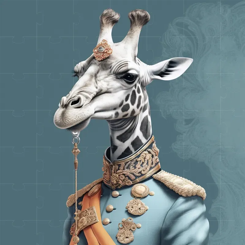 Dapper Animal Portraits Midjourney Prompt | PromptBase