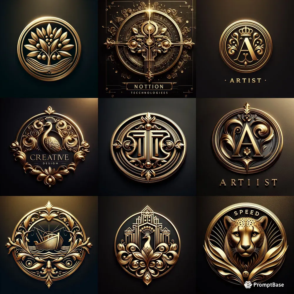 Custom Luxury Logo Designs Pro DALL·E Prompt | PromptBase