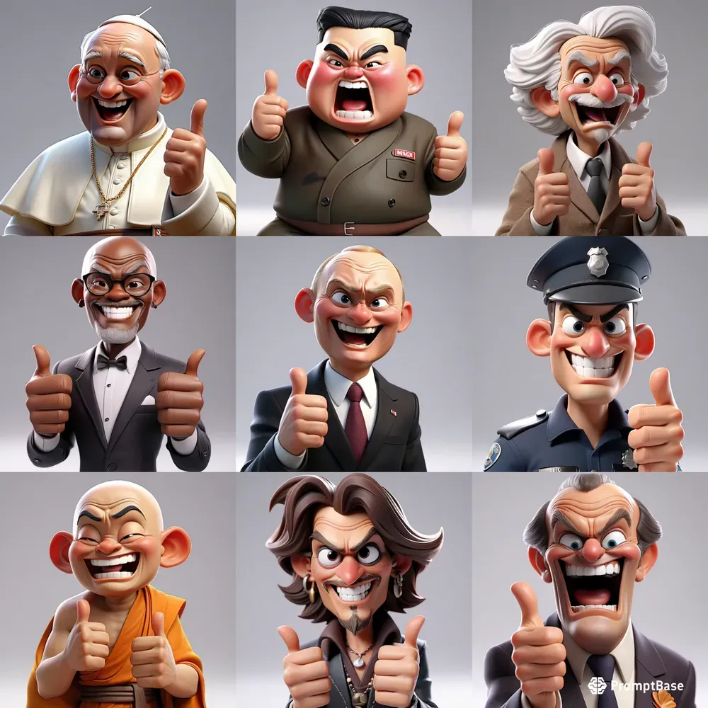 Caricatures With Exaggerated Features Stable Diffusion Prompt | PromptBase