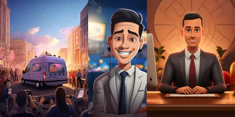 Your Cartoon Tv Crews Midjourney Prompt | PromptBase