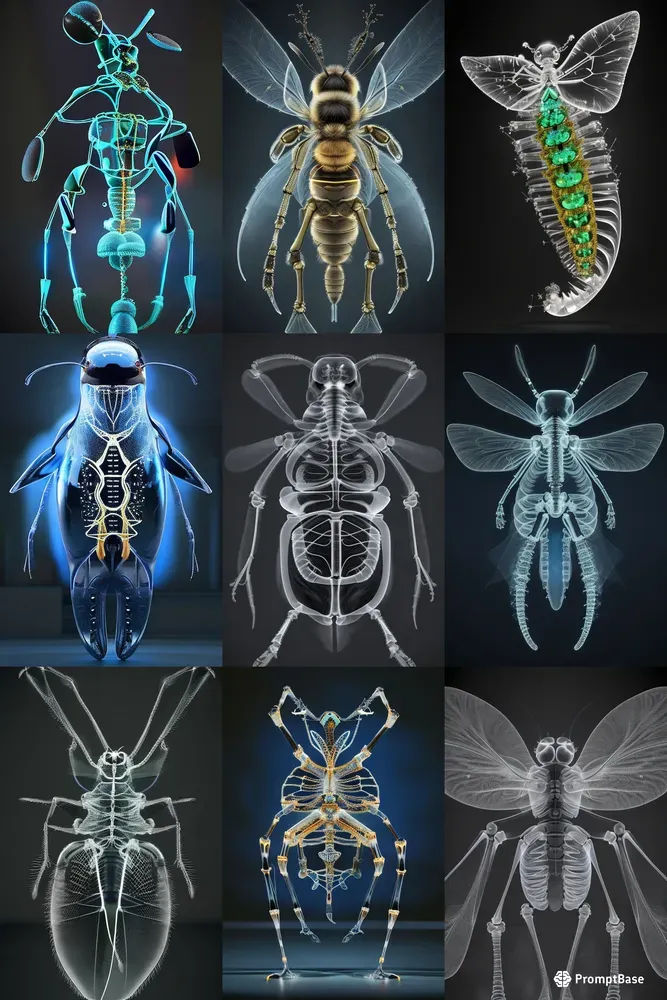The Strangest Insects Imaged With Xrays Leonardo Ai Prompt | PromptBase