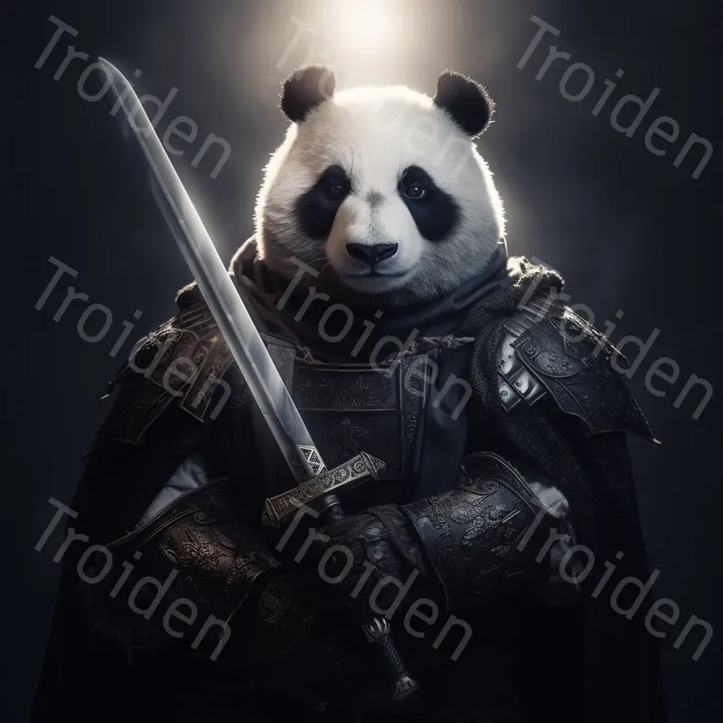 Animals And People With Swords Midjourney Prompt | PromptBase