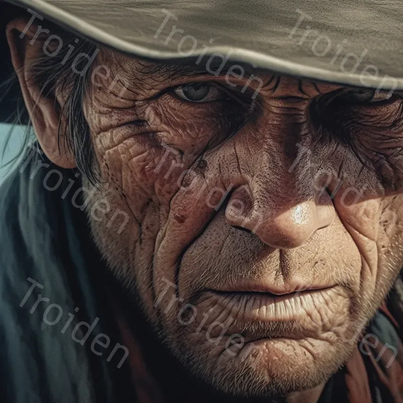 Portraits Of Weathered Persons Faces Midjourney Prompt | PromptBase