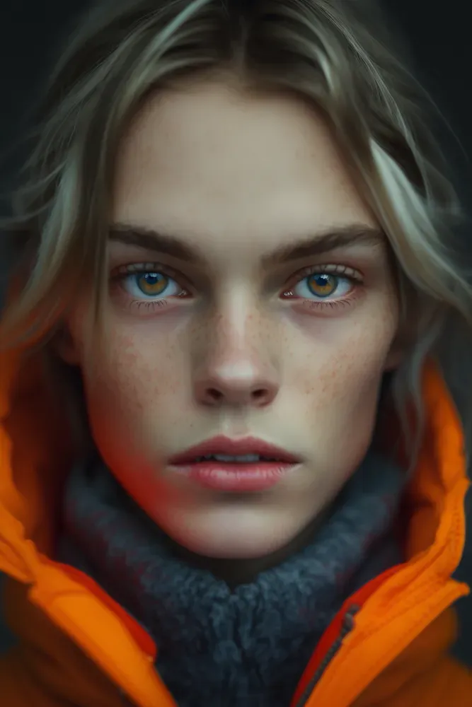 Beautiful Realistic Human Portraits Midjourney Prompt | PromptBase