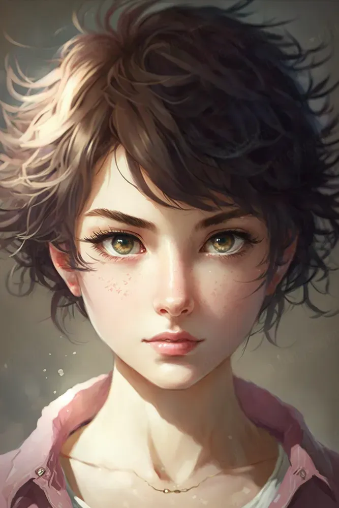 Cute Feminine Anime Portraits Midjourney Prompt | PromptBase