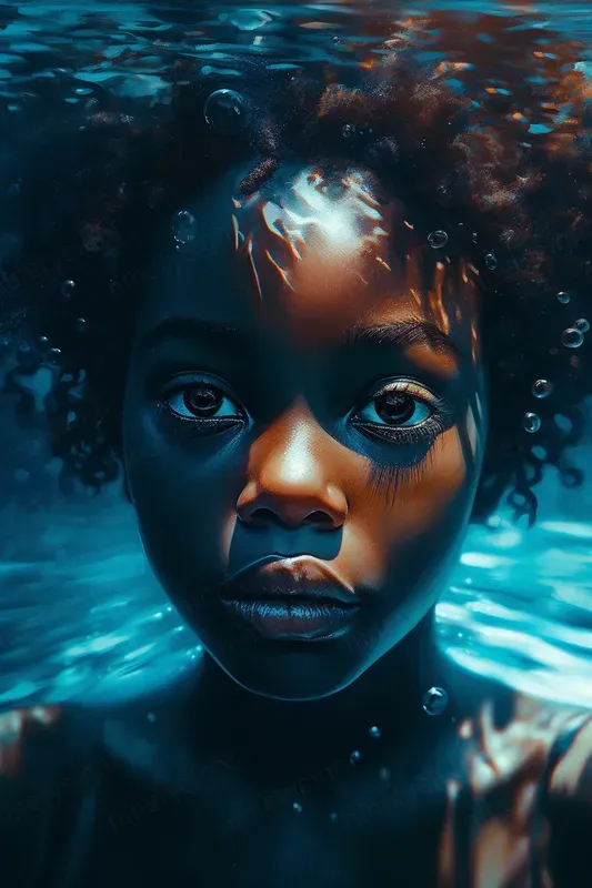 Underwater Model Photographs Midjourney Prompt | PromptBase