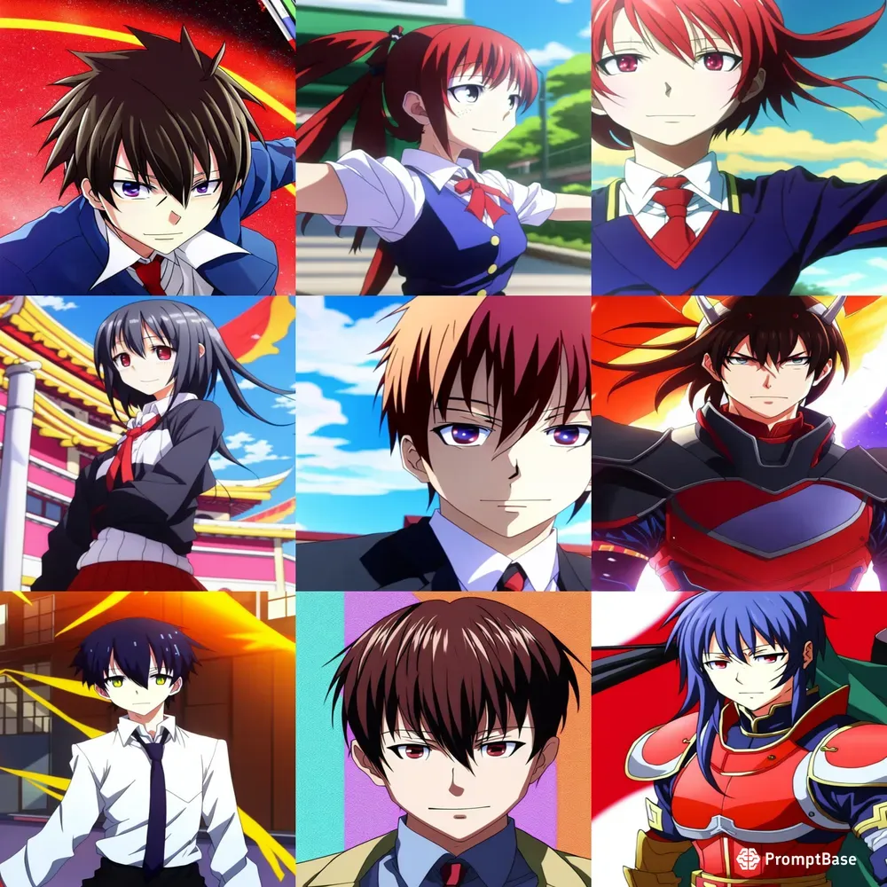 Anime Protagonist Ideas Stable Diffusion Prompt | PromptBase