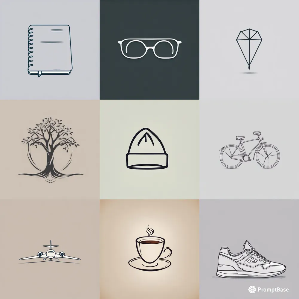 Simplistic Logos Stable Diffusion Prompt | PromptBase