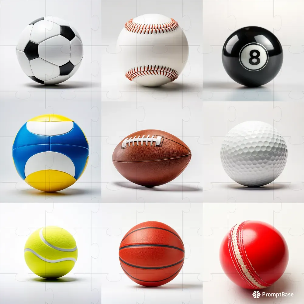 Hyper Realistic Sports Balls Midjourney Prompt | PromptBase