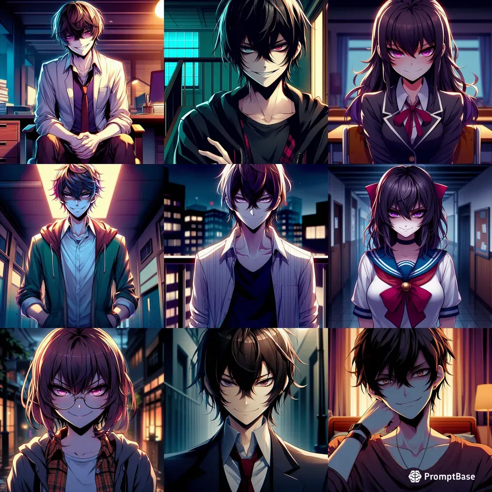 Anime Character Yandere DALL·E Prompt | PromptBase