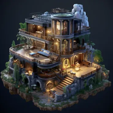 Isometric Images Midjourney Prompt | PromptBase