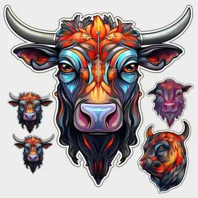 Stickers Art Midjourney Prompt | PromptBase