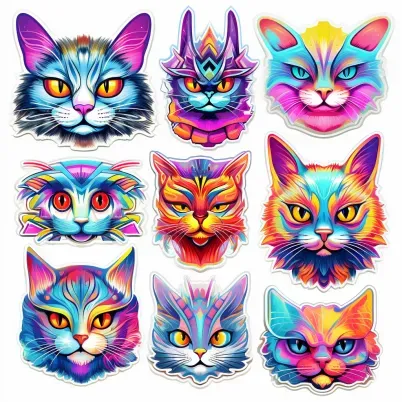 Stickers Art Midjourney Prompt | PromptBase