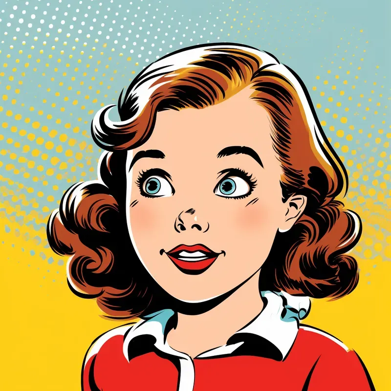 50s Style Comics Midjourney Prompt | PromptBase