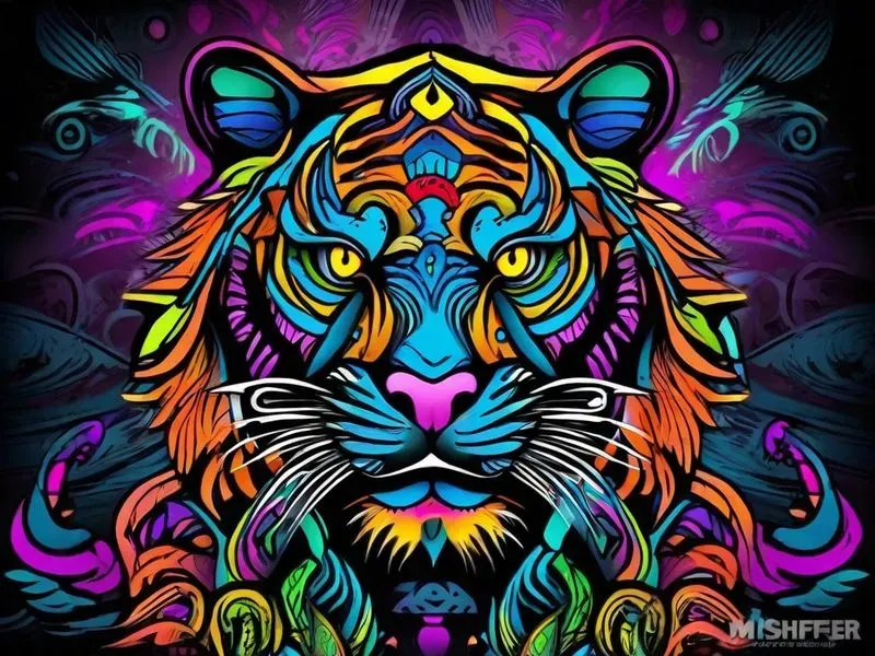 Psychedelic Tribal Images Leonardo Ai Prompt | PromptBase
