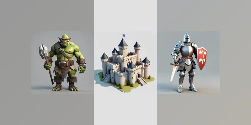 Video Game Assets Generator App | PromptBase