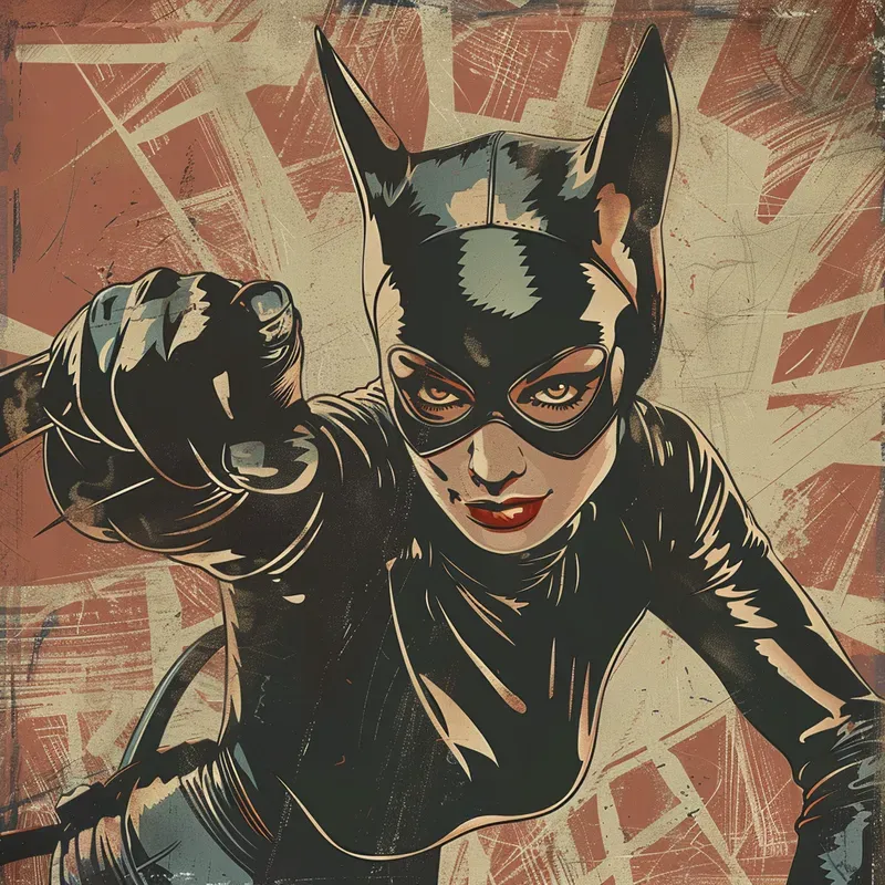 Illustrations Vintage Pulp Comics Style Midjourney Prompt | PromptBase