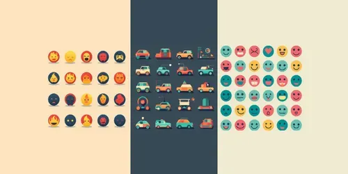 2D Emoji Icons Midjourney Prompt | PromptBase
