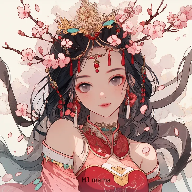 Traditional Chinese Anime Icons Midjourney Prompt | PromptBase