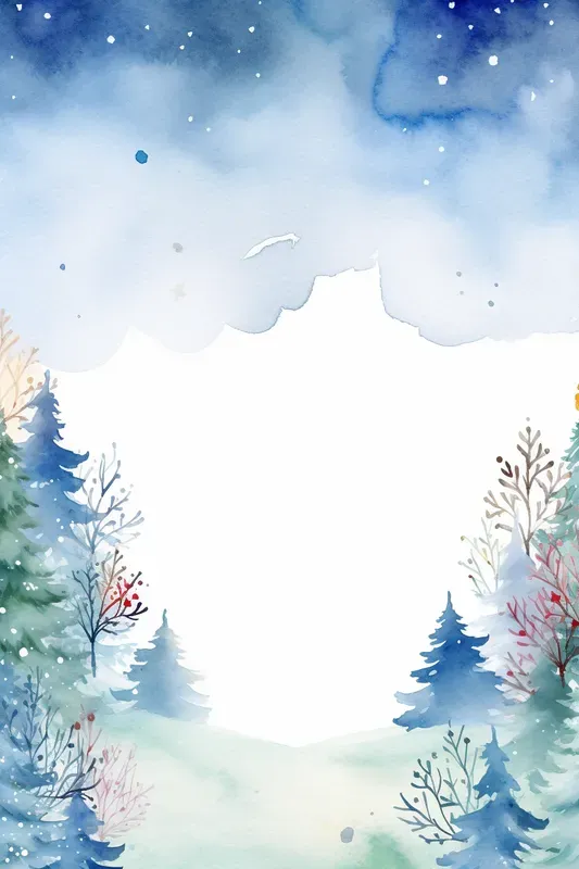 Cosy Christmas Winter Paper Borders Midjourney Prompt | PromptBase