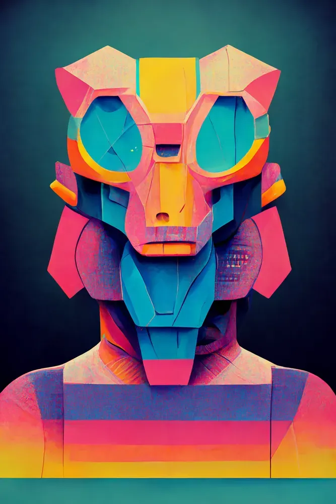 Low-poly Robot Avatars Midjourney Prompt | PromptBase